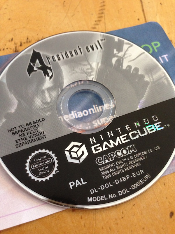 Resident Evil 4 Disc 2 Gamecube - planecoke